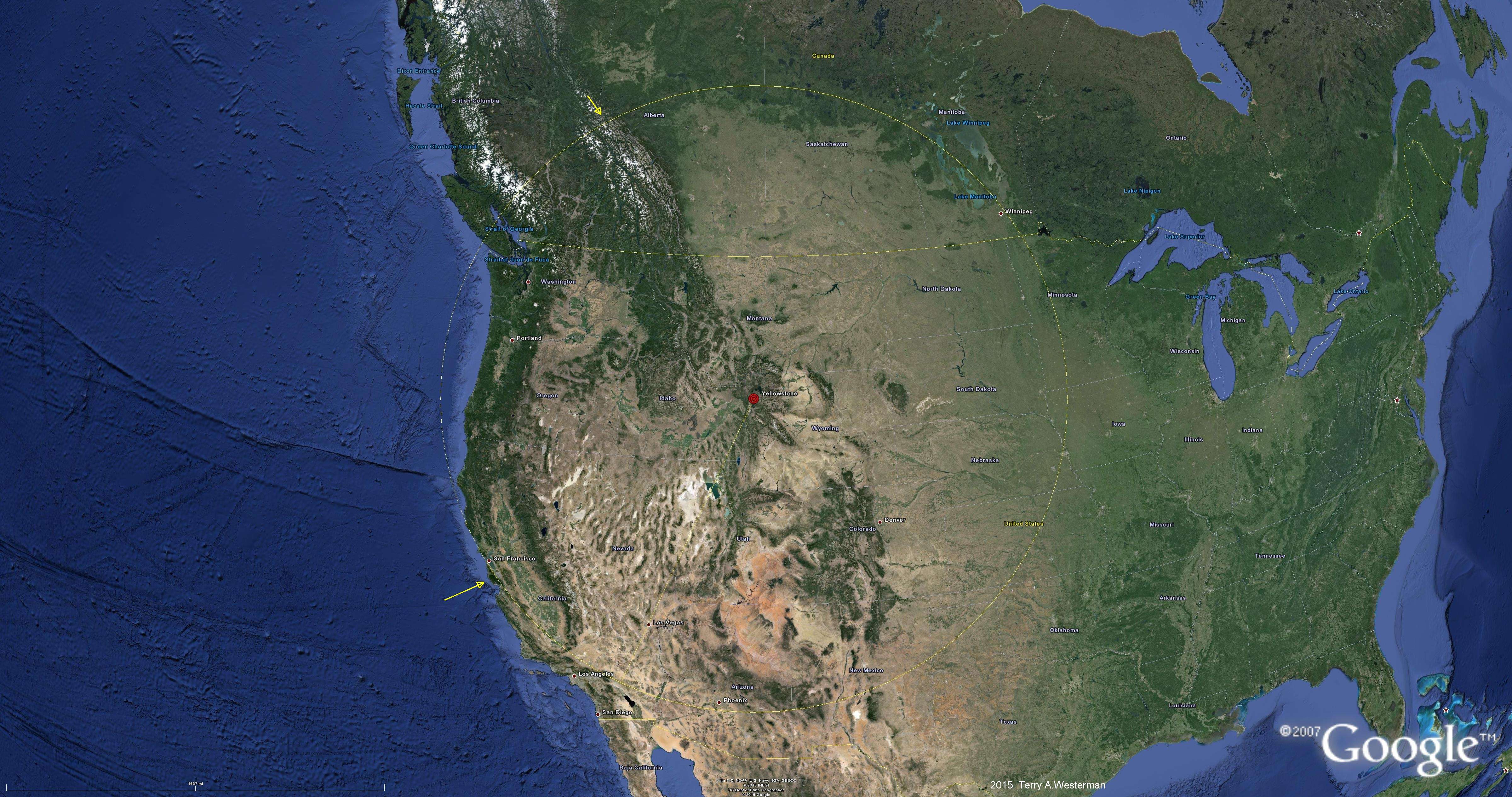 Yellowstone Meteor Impact